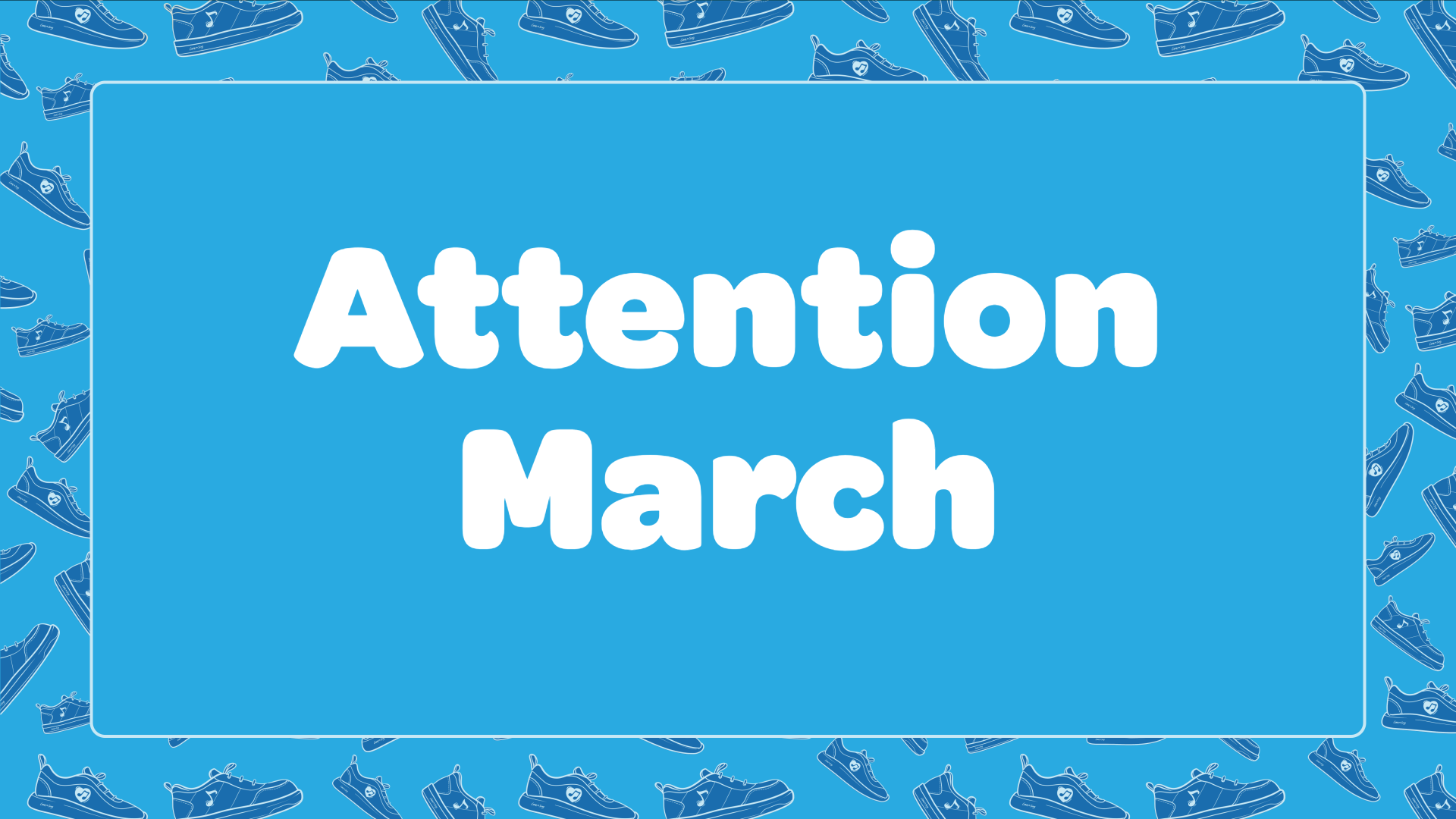 Kids Action Song Attention March with Lyrics | Love to Sing