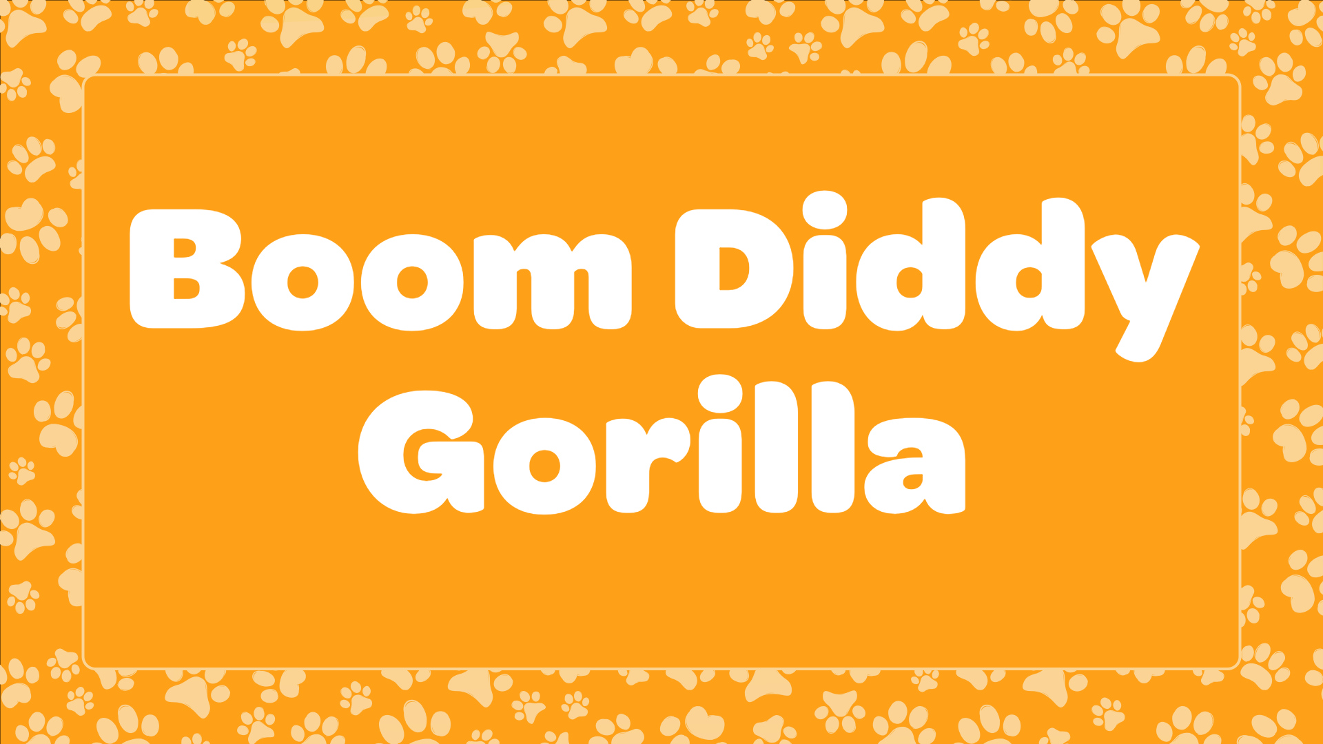 Kids Animal Song Boom Diddy Gorilla Lyrics |Love to Sing